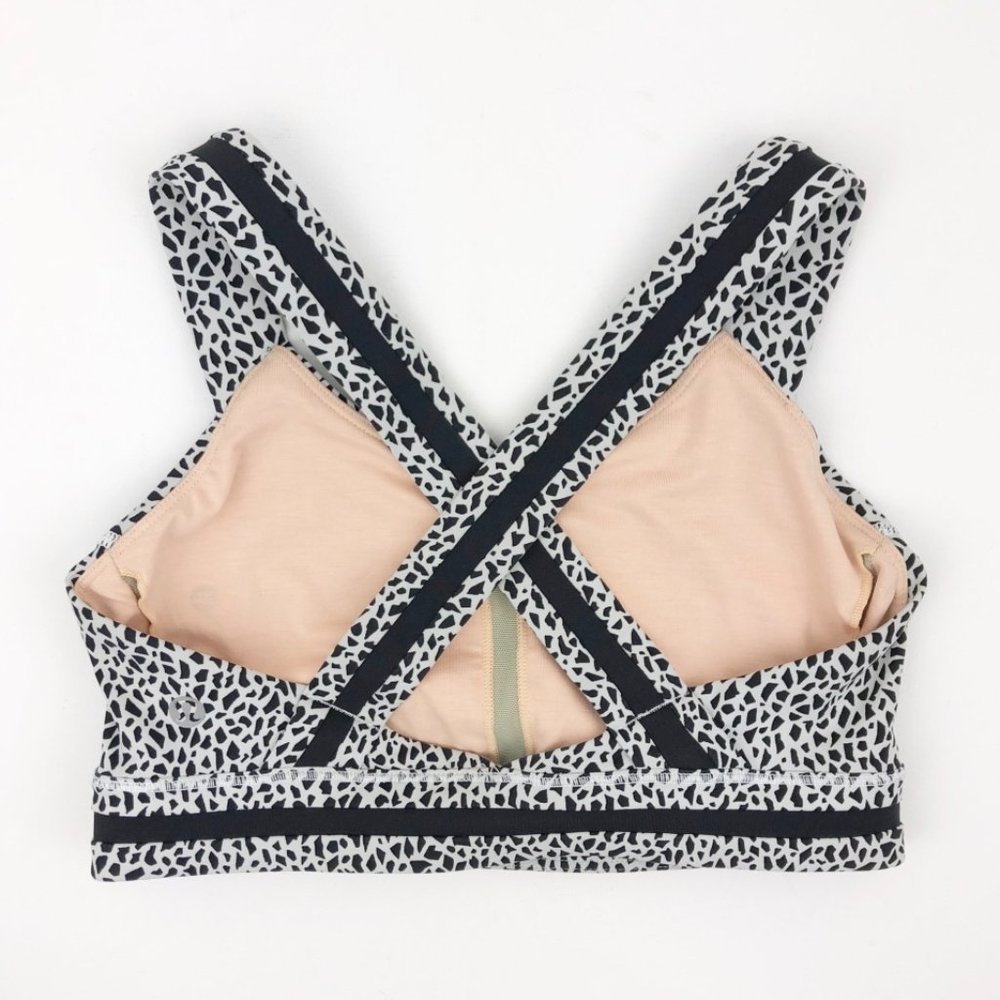 Lululemon Rack Pack Bra Black Mosaic - Gem
